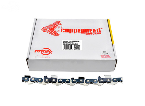 Rotary 3/4" Pitch Copperhead Harvester Chain (11H) Loops