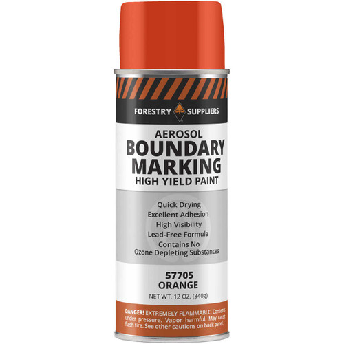 Forestry Suppliers Aerosol Boundary Marking Paint at ForestryAndLogging.com