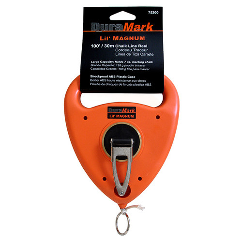 DuraMark Lil' Magnum Chalk Box Reel | 100'/30m | Orange Case at ...