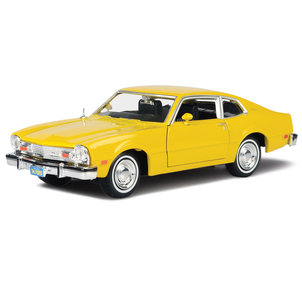 1974 Ford Maverick - Yellow 1:24 Scale | Collectable Diecast