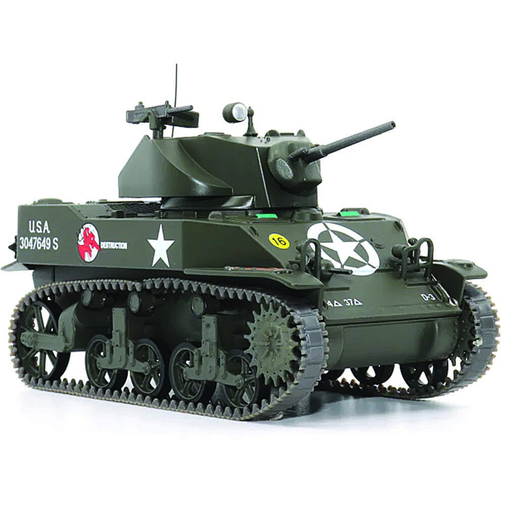 M5A1 Stuart Diecast Model 1:43 Scale Diecast Model by AFV's of WWII ...