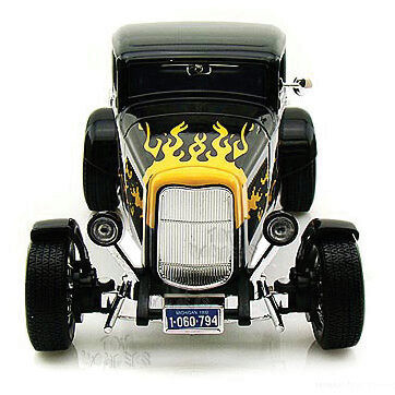 1932 Ford Hot Rod - Black 1:18 Scale Diecast Model by Motormax ...