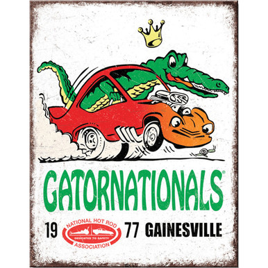NHRA Gator Nationals Metal Sign | Collectable Diecast