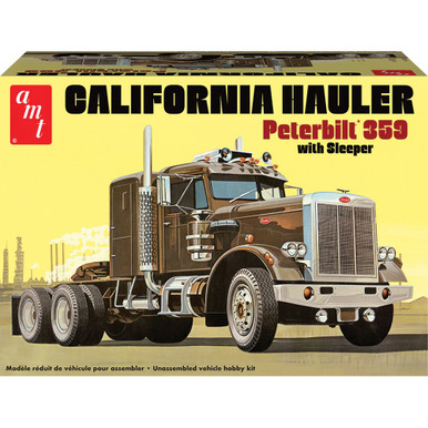 Peterbilt 359 California Hauler w/Sleeper 1/25 Kit AMT Models AMT1327 1 ...