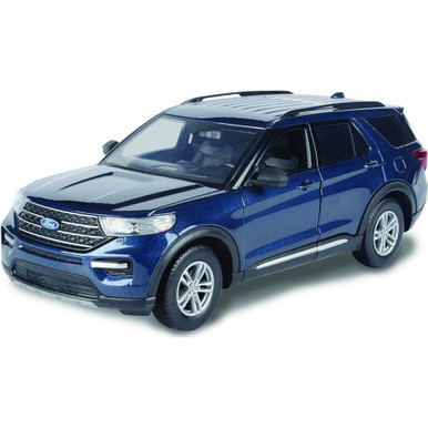 2022 Ford Explorer XLT - Blue 1:24 Scale Diecast Model by Motormax ...