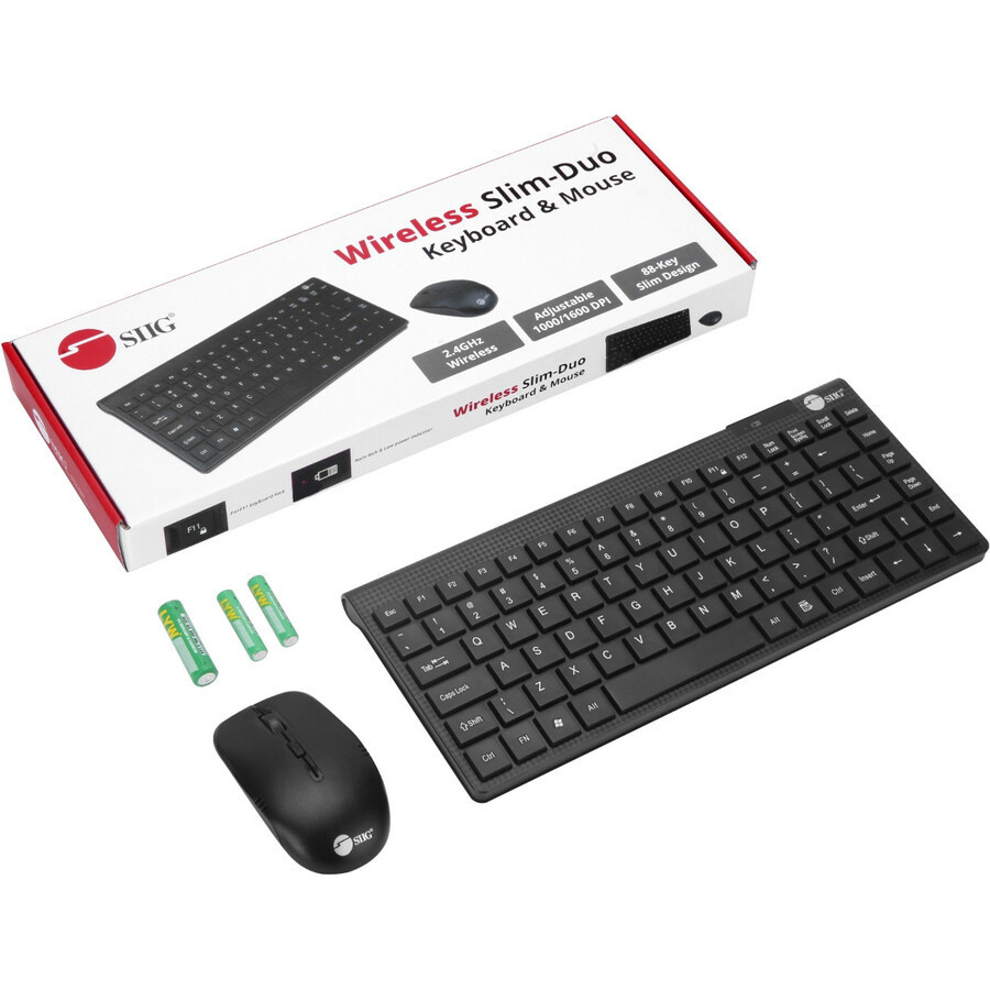 SIIG Wireless Slim-Duo Keyboard & Mouse