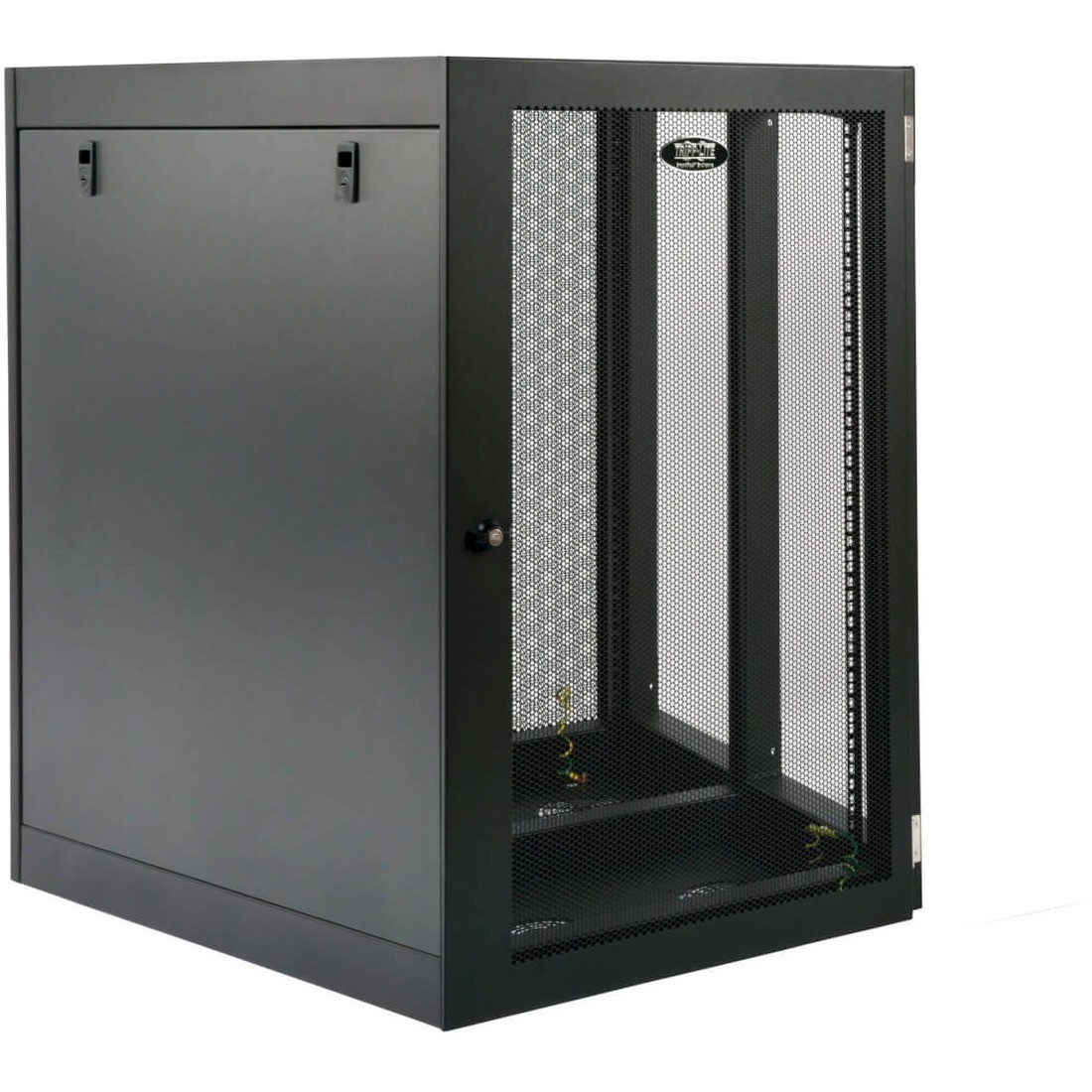 Tripp Lite 18U Wall Mount Rack Enclosure Server Cabinet Side Mount ...