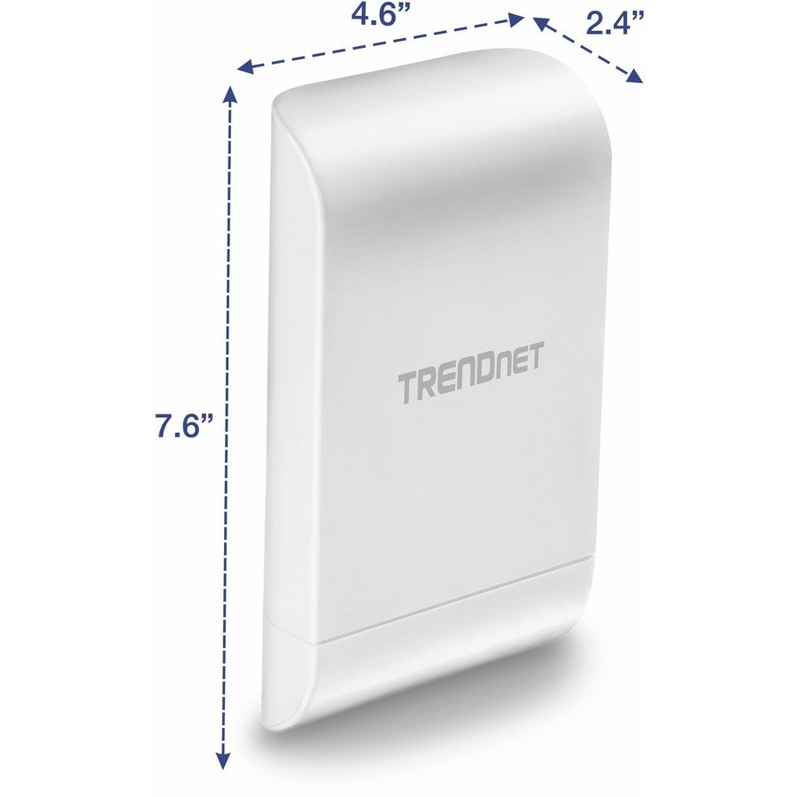 TRENDnet 10dBi Wireless N300 Outdoor PoE Pre-configured Point-to-Point ...