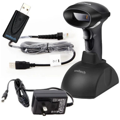 UNITECH, HARDWARE, MS842P CORDLESS SCANNER, 2D IMAGER (DPM READER), RF ...
