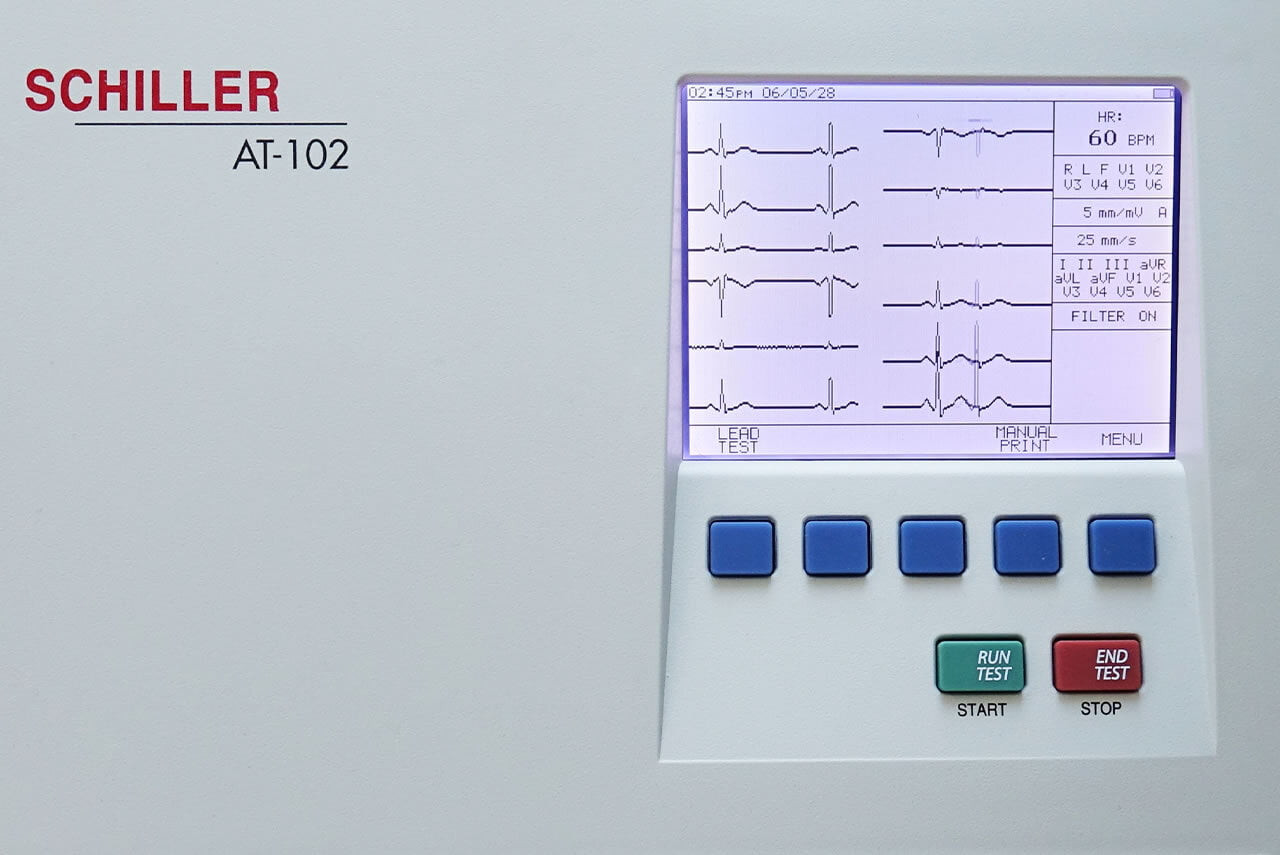 Schiller AT-102 with Ultrasonic Spirometry