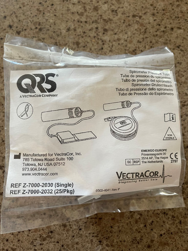 QRS Pressure tubes for Orbit Spirometer-Bag of 25