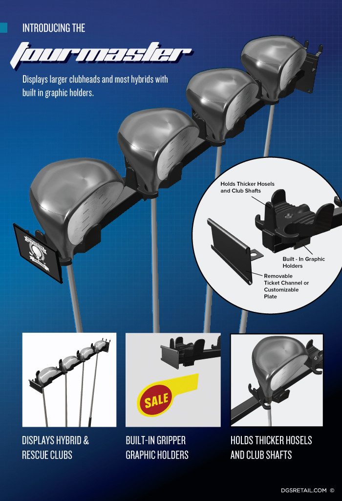 ClubExhibit Elite™: Revolutionary Golf Club Display Rack | Golf Shop ...