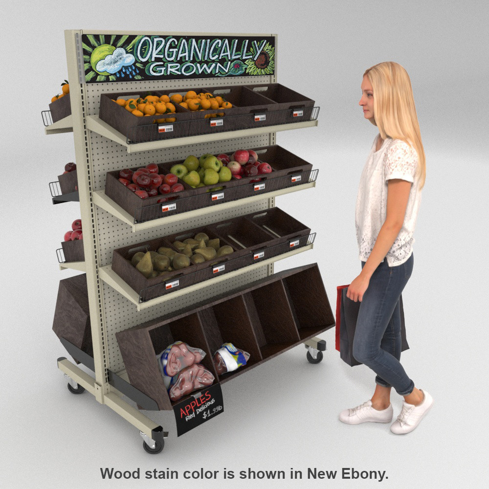 Rolling Gondola Shelving Impulse Sales Rack For Checkout | DGS Retail