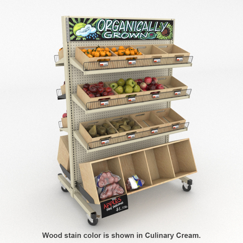 Rolling Gondola Shelving Impulse Sales Rack For Checkout | DGS Retail