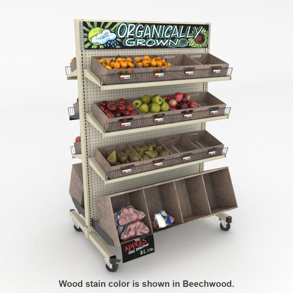 Rolling Gondola Shelving Impulse Sales Rack For Checkout | DGS Retail