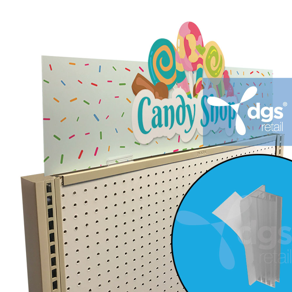 Plastic Gripper Sign Holders for Thick Retail Signage | DGS Retail