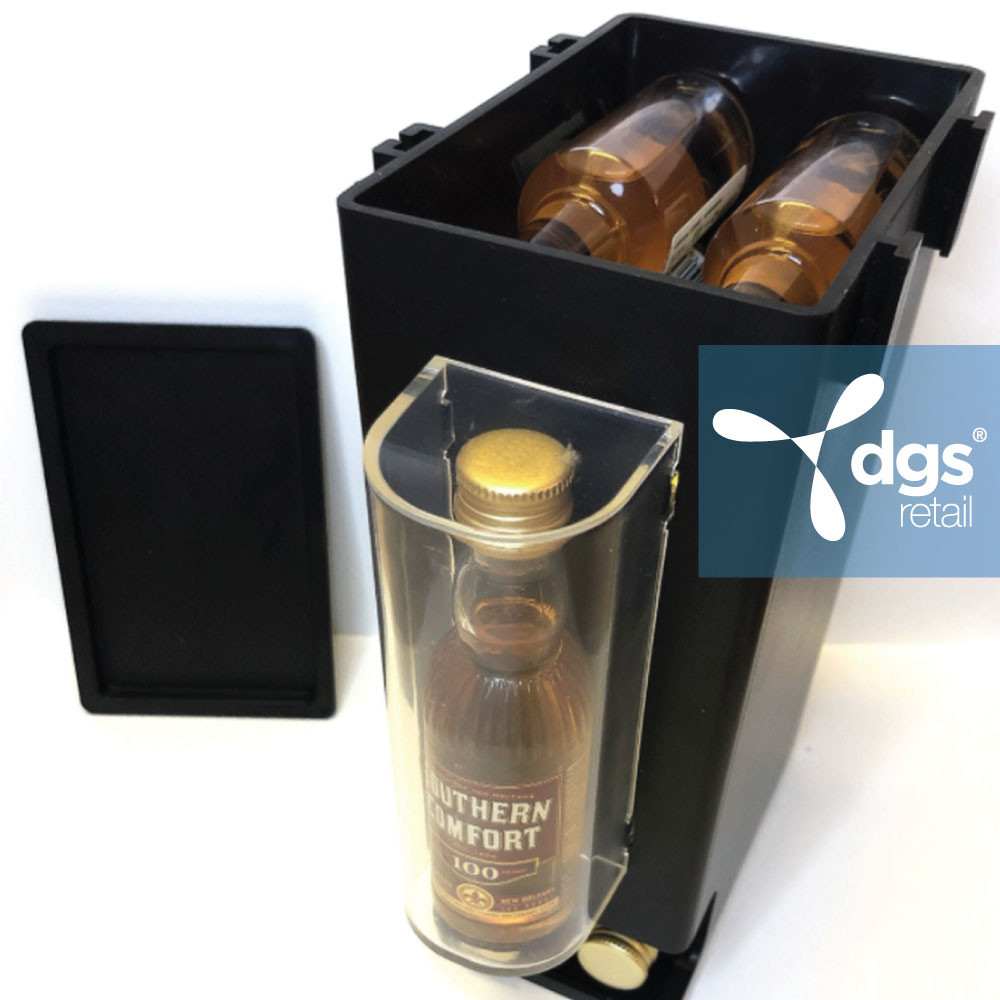 Shooter Displays Commercial Mini Liquor Bottle Bins | DGS Retail