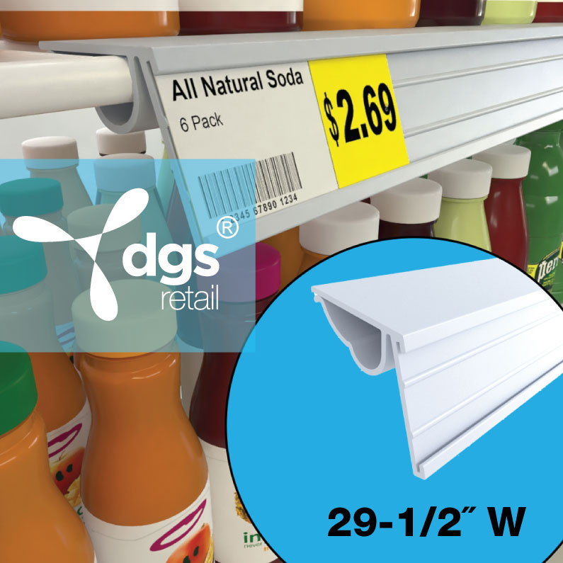 Thick Price Tag Strips For Single-Wire Cooler Shelf In Bev Coolers ...