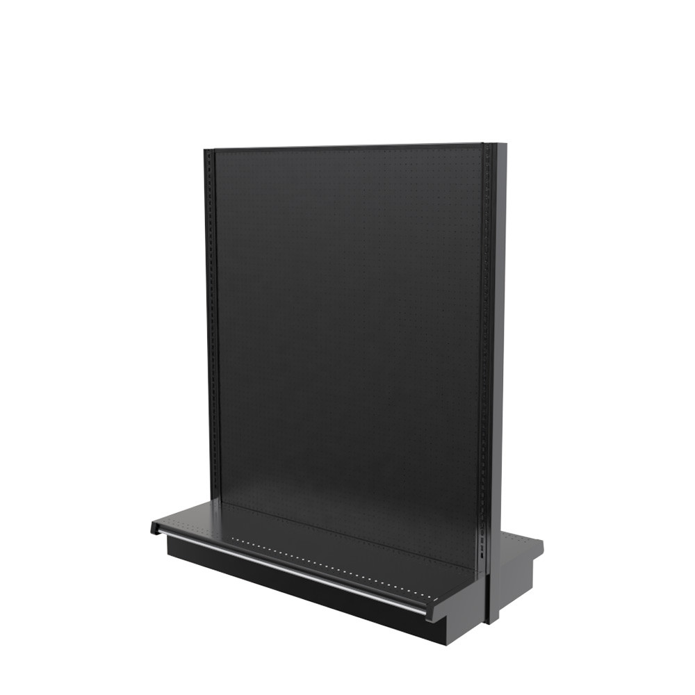 Black Gondola Shelving, Double-Sided Island Displays - | DGS Retail