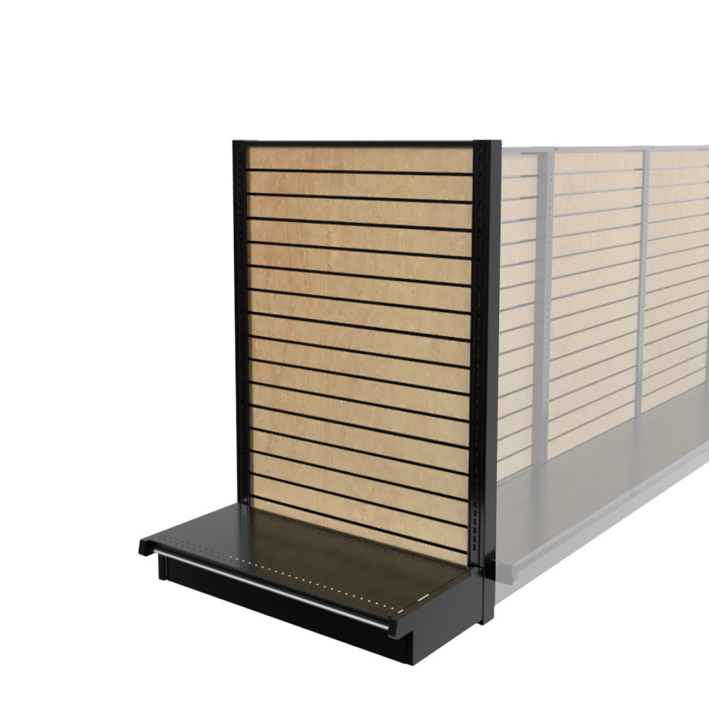 Lozier Slatwall Gondola Retail End Cap 36W 60H 16D | DGS Retail