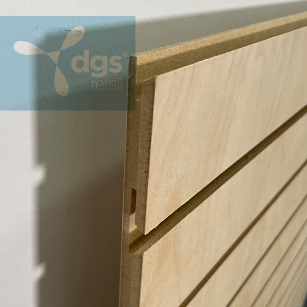 Wood Slatwall Back Panels For Lozier Gondola Shelving | DGS Retail