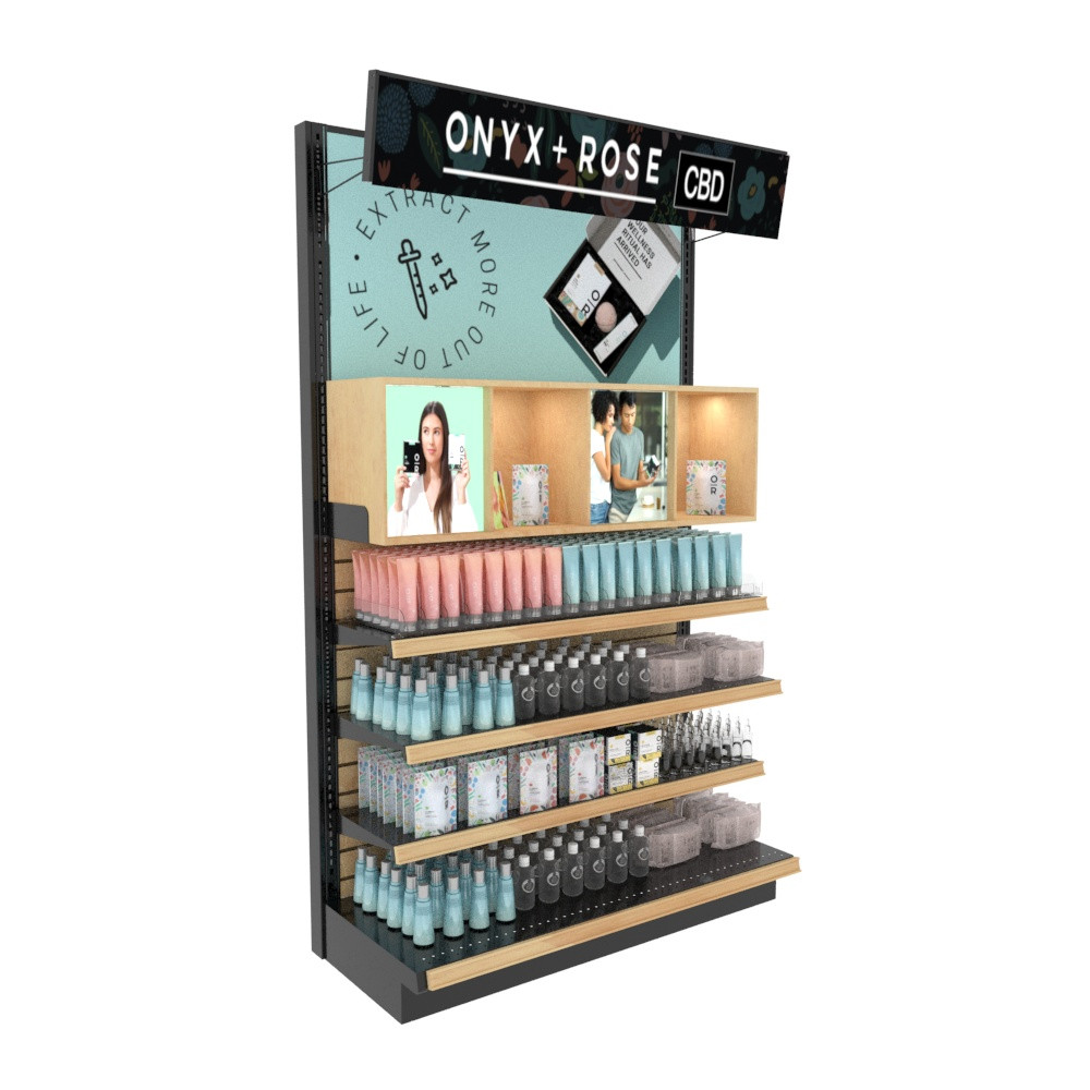 Showcase Slatwall Wall Display 36W 84H 13D | DGS Retail