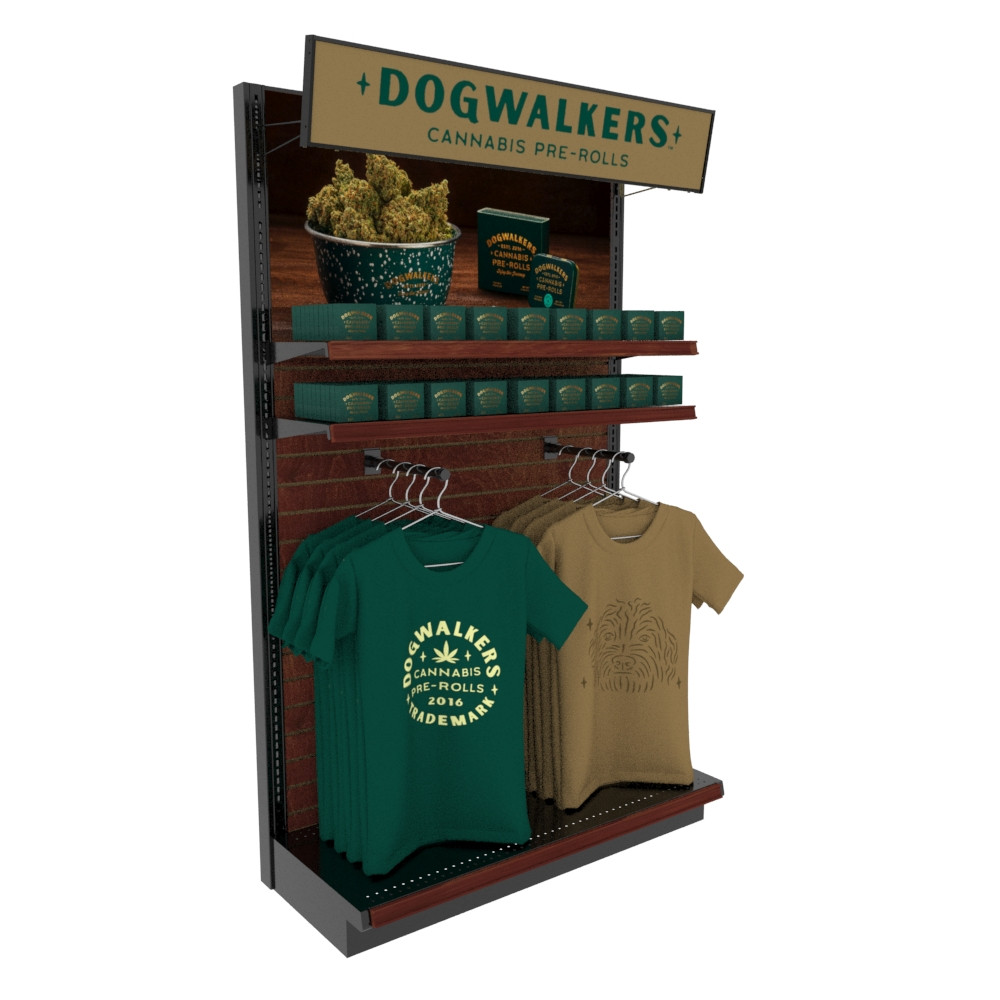 Showcase Slatwall Wall Display 36W 84H 13D | DGS Retail