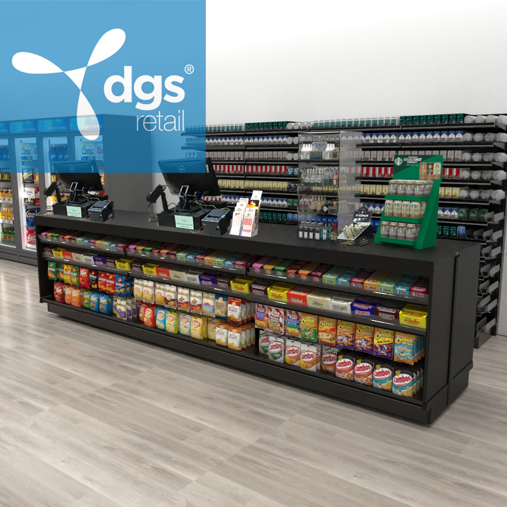 Lozier Sturdy Gondola Checkout Counters & Cash Stands | DGS Retail