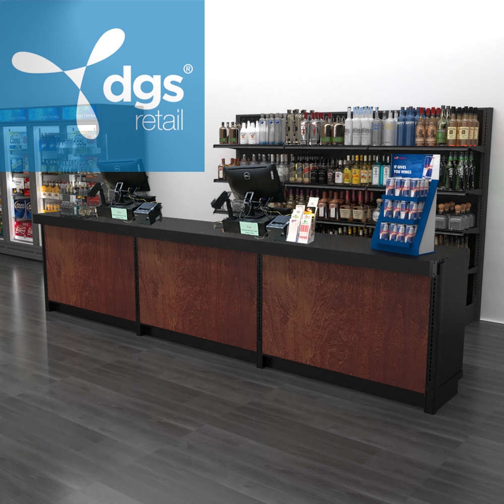 Cash Wraps, Checkout Counters, Register Stands On Sale | DGS Retail