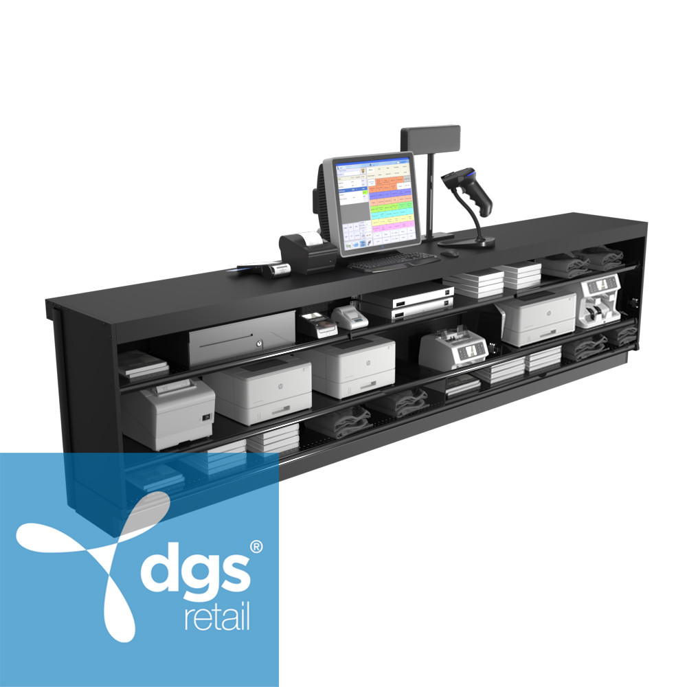 Wood Cash Register Stands On Sale | DGS Retail