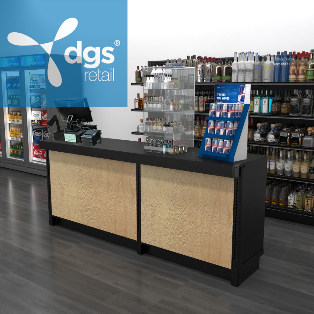 Sale on Lozier Cash Register Stands for Stores | DGS Retail