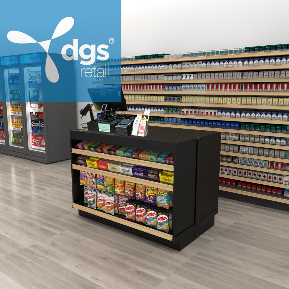 Sale on Heavy-Duty Lozier Gondola Checkout Counter & Cash Wraps | DGS ...