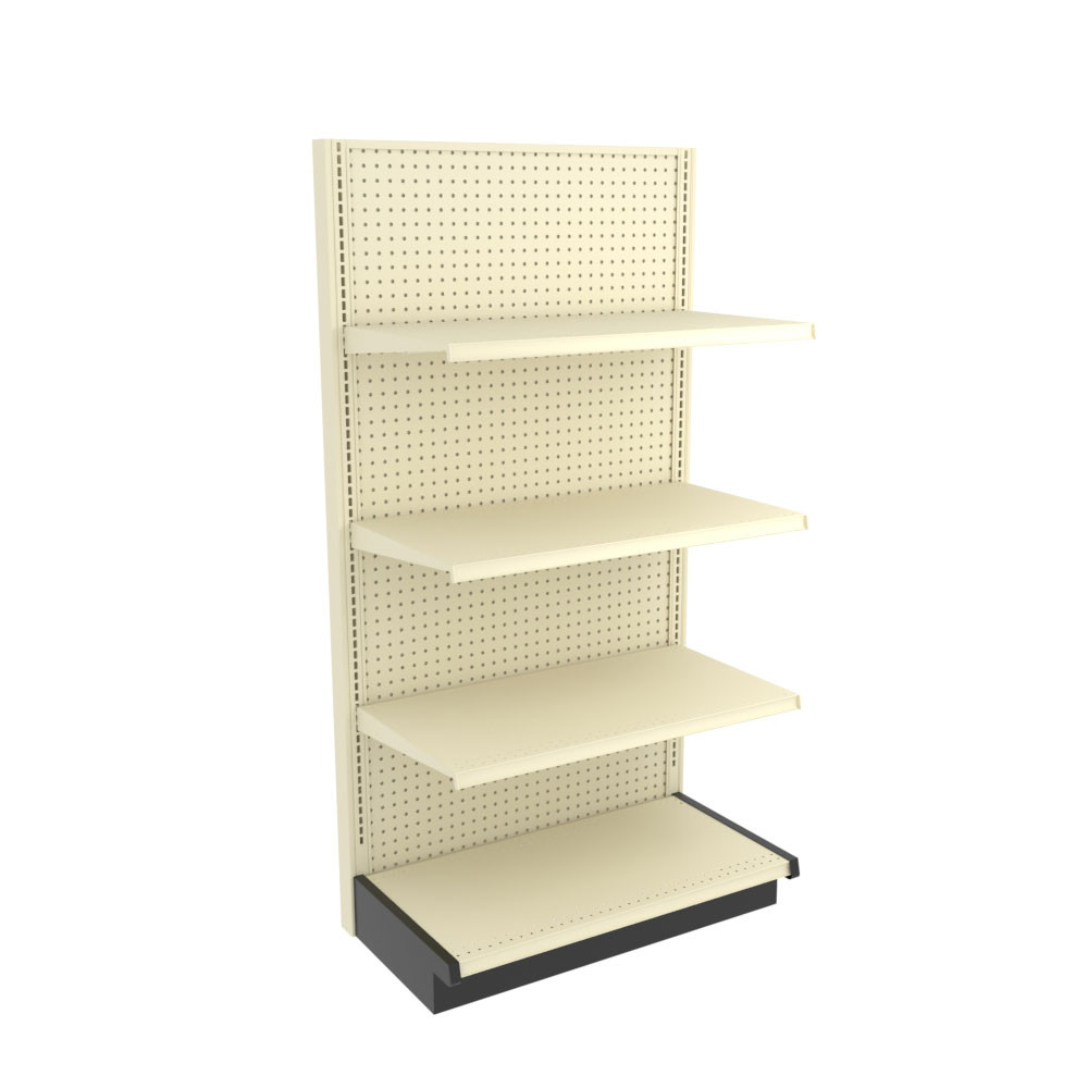 Lozier Wall Gondola Shelving Unit with 5 Shelves 36W 72H 19D - DGS Retail