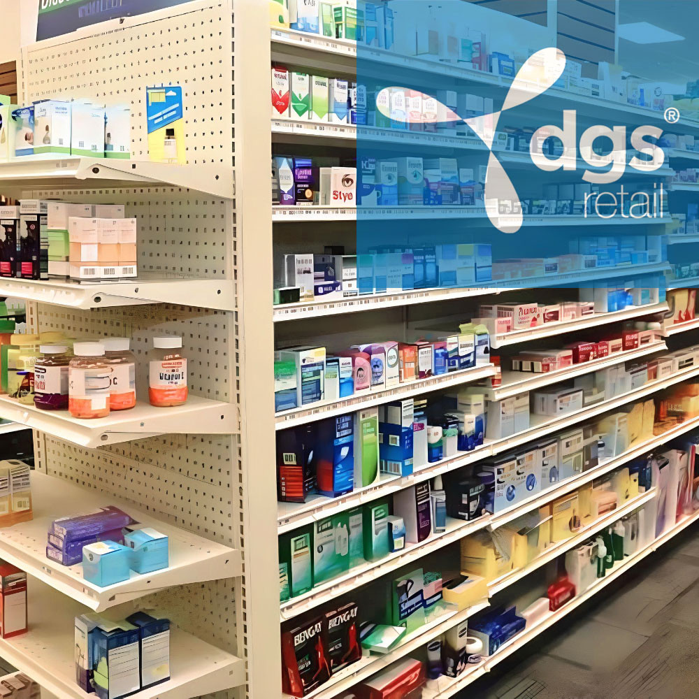 Lozier Wall Gondola Shelving Unit with 5 Shelves 36W 72H 19D - DGS Retail