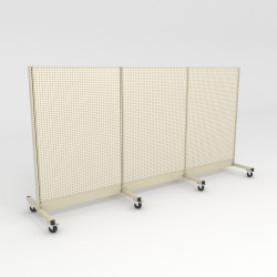Mobile Gondola Shelving | Retail End Decks with Casters | DGS Retail