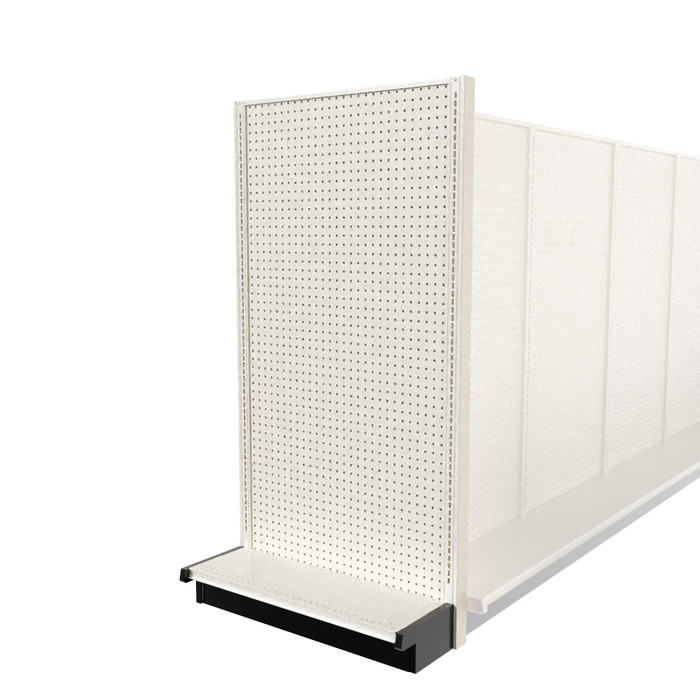 Lozier Shelving End Cap Display, Platinum 36W 72H 13D | DGS Retail
