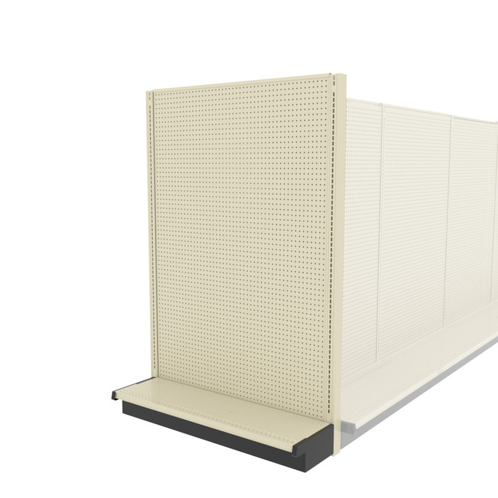 Lozier Shelving End Cap Display, Platinum 48W 72H 13D | DGS Retail
