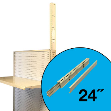 Platinum Gondola Shelving Uprights | Lozier Parts | DGS Retail