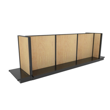 Black Liquor Store Shelving Island Display | DGS Retail