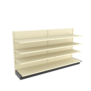 96" Wide x 54" High Retail Wall Display | Ample & Adjustable Shelving Unit
