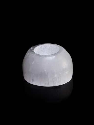 Selenite Sphere Stand - Exquisite Crystals