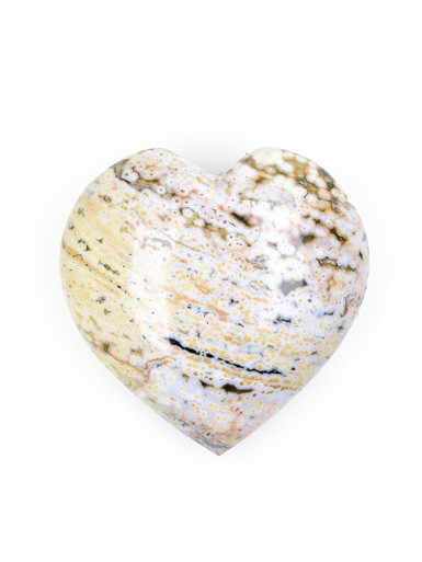 Orbicular Jasper Heart - 391-LRV-30 - Exquisite Crystals