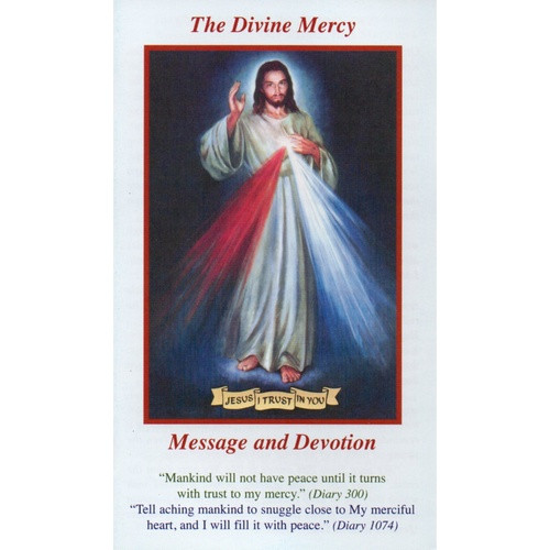 Leaflet: Divine Mercy Message and Devotion - The Square Gift Store