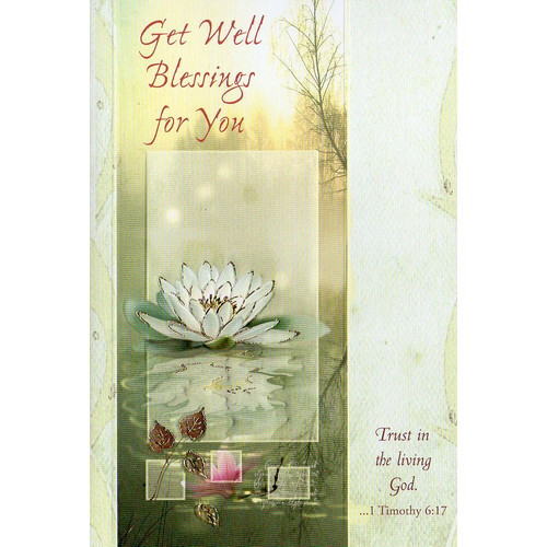 Card: Get Well Blessings for You - The Square Gift Store