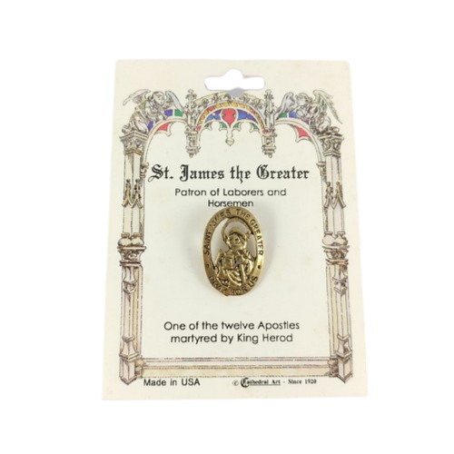 Lapel Pin: St James the Greater - The Square Gift Store