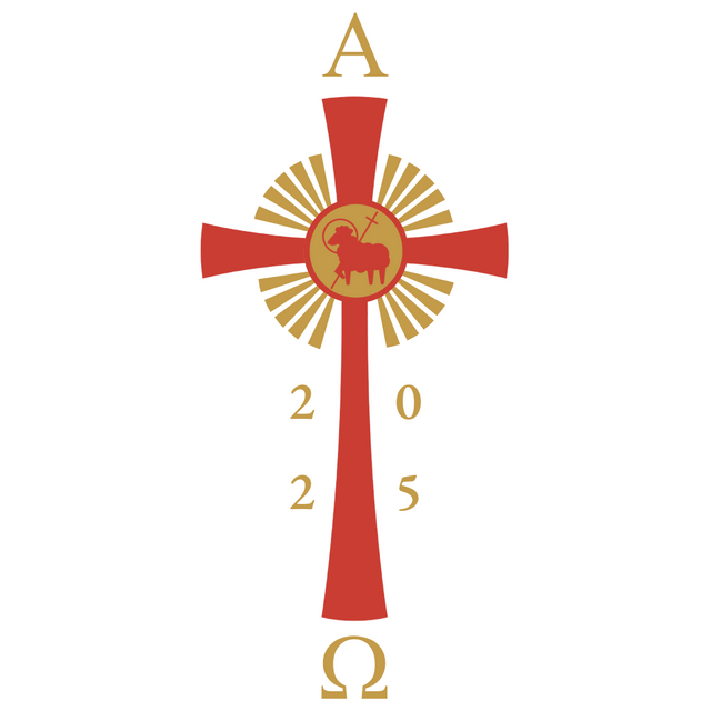 Vinyl Paschal Candle Candle Transfer - Cross 5 - The Square Gift Store