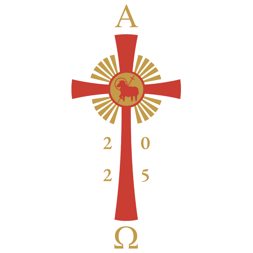 Vinyl Paschal Candle Candle Transfer - Cross 5 - The Square Gift Store