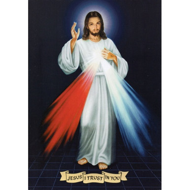 Print: Divine Mercy A4 Version 2 - The Square Gift Store