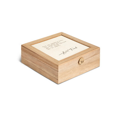 Wooden Keepsake Box: Best Friends - The Square Gift Store