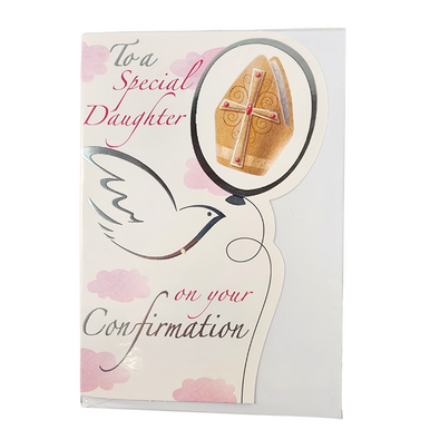 Card: To Special Daughter Confirmation - Embossed - The Square Gift Store
